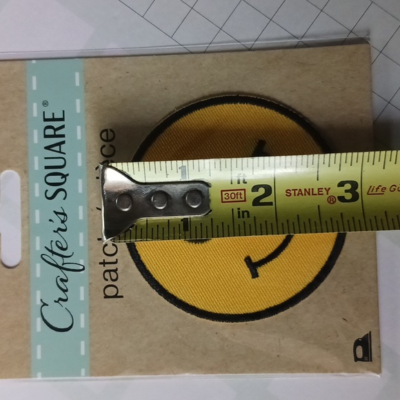 Crafters Square | Office | 3 Smiley Face Iron On Patches | Poshmark